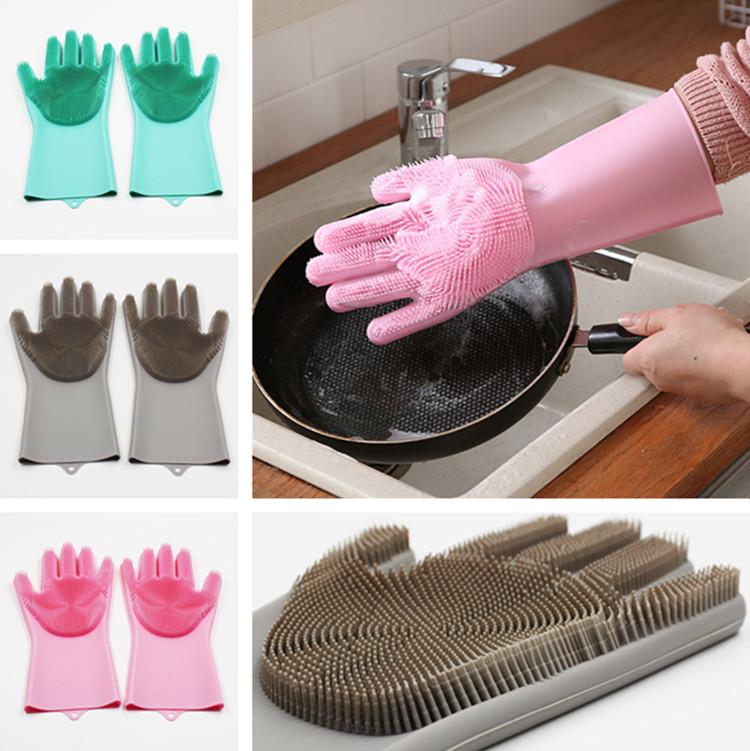 Gants vaisselle magique Nettoyant Brosse - Paire | E Achat Maroc