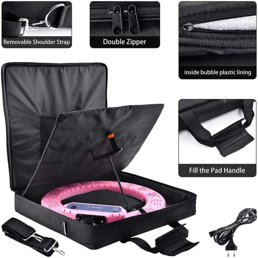 Ring Light LF-R480 Professionnel 46cm De Diametre Bague lumineux + Trépied 2m Solide | E Achat