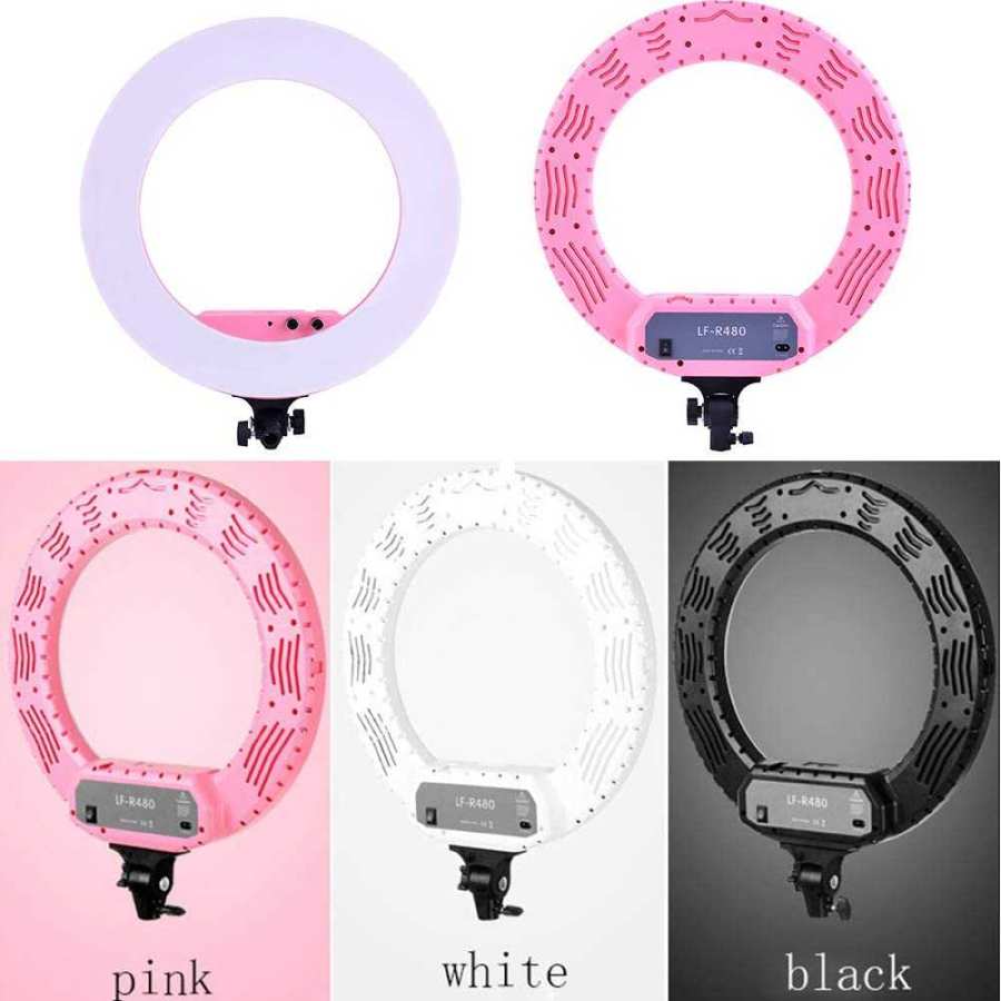 Ring Light LF-R480 Professionnel 46cm De Diametre Bague lumineux + Trépied 2m Solide | E Achat